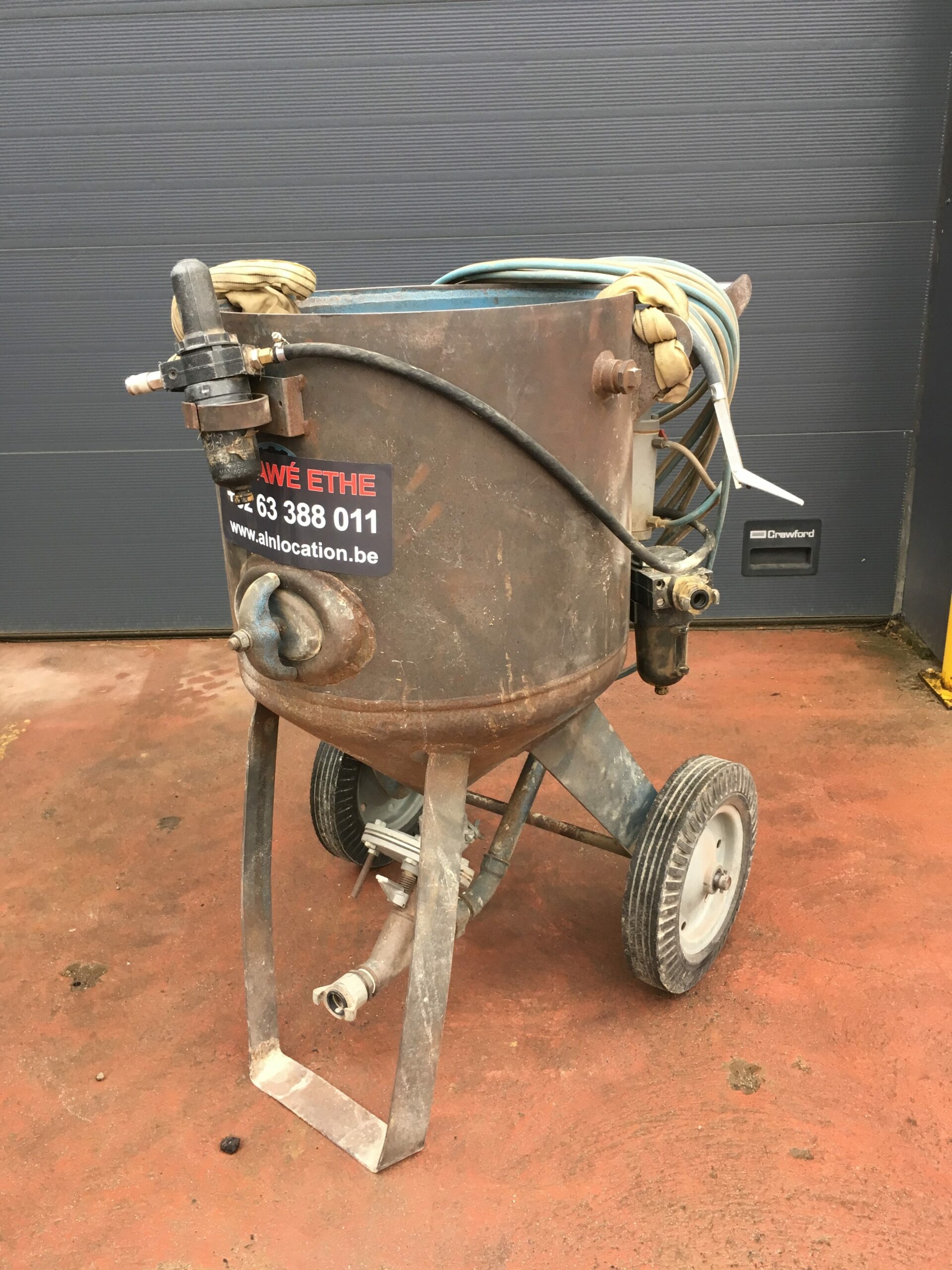 Sableuse 150 litres + masque - ALN Location