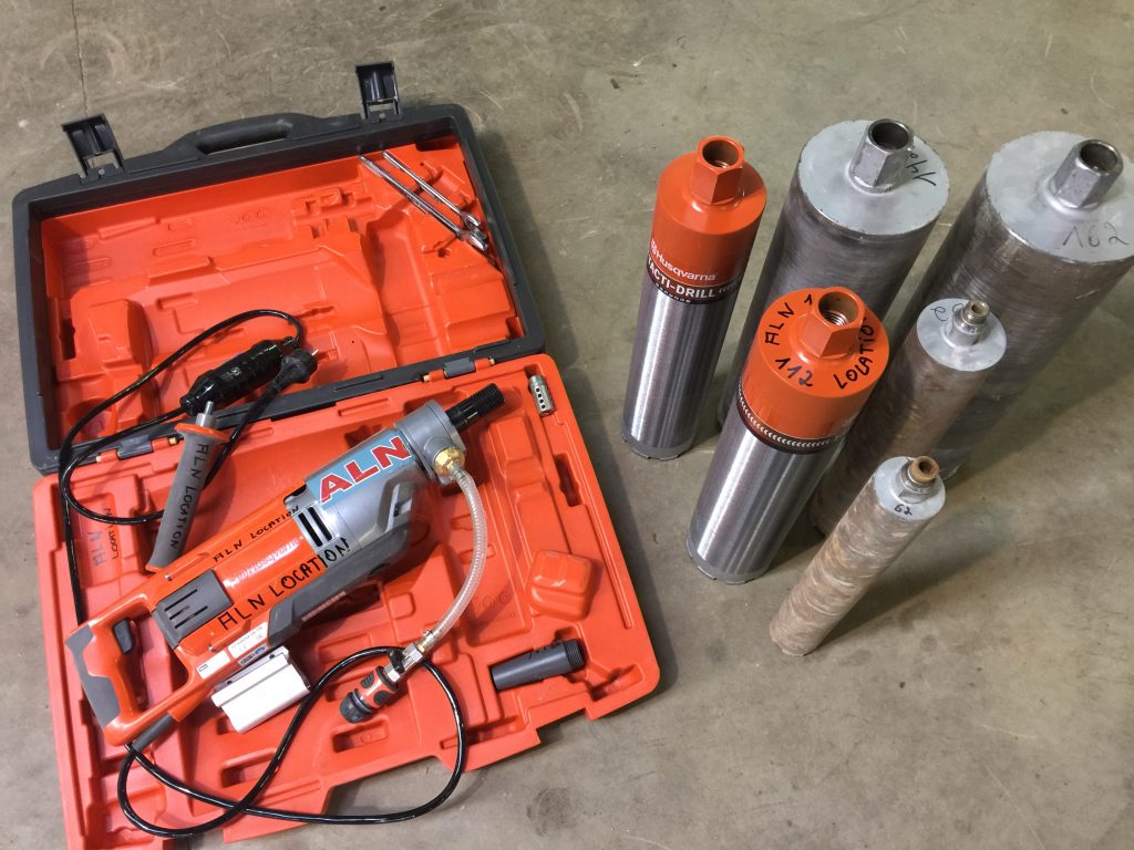 Carotteuse à béton manuelle 1850 Watts (Ø maxi 162 mm) - ALN Location